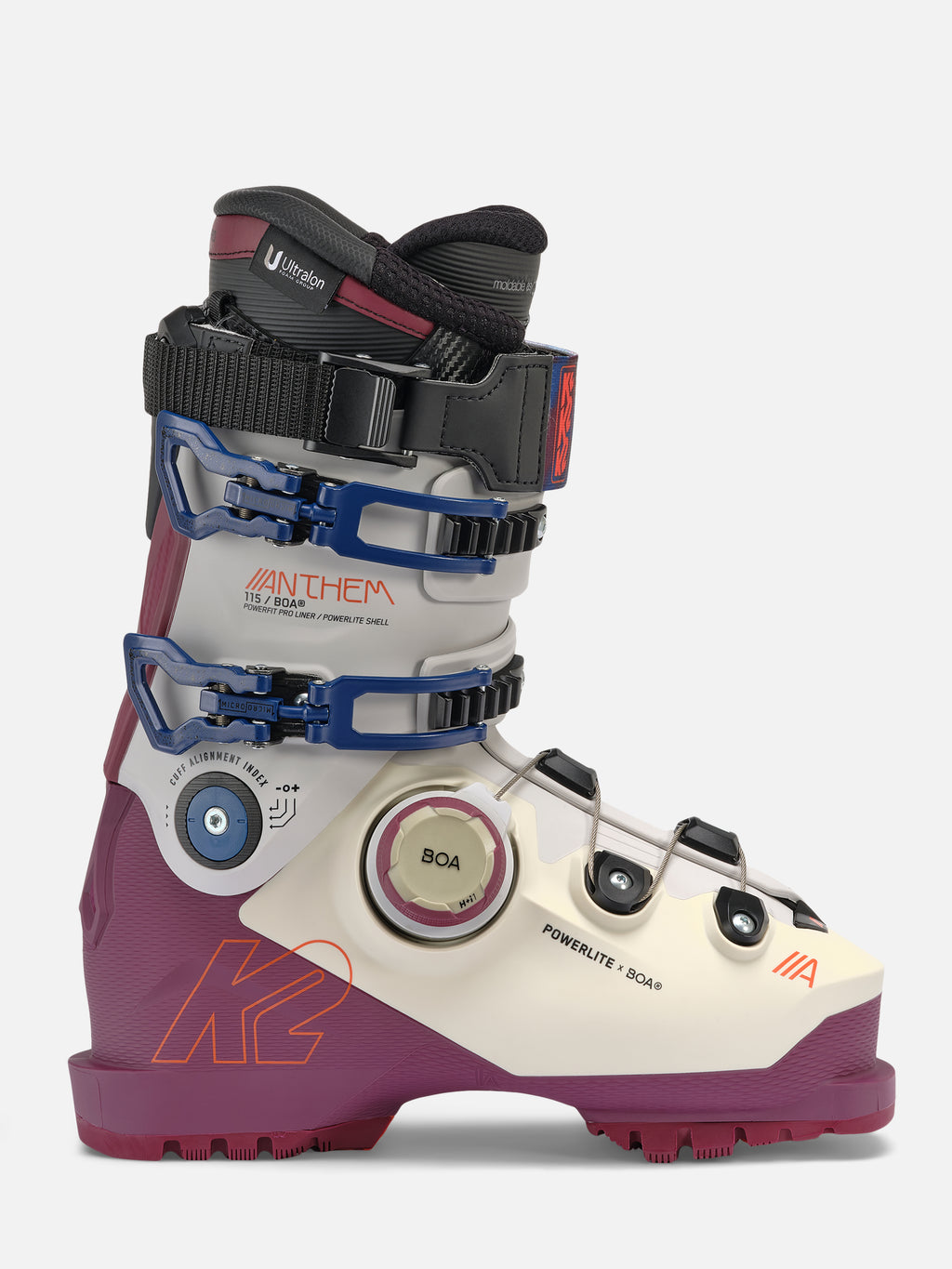 K2 Anthem 115 BOA Ski Boots 2025 – Aspect